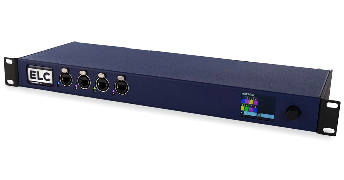 dmXLAN switchGBx 10 - ELC Lighting - LTT